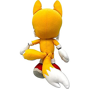 Great Eastern Entertainment Sonic The Hedgehog- Tails Holding Its Tail Plush 9" H