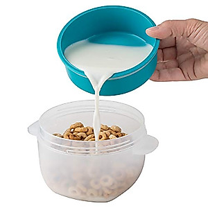 Trudeau Milk Cereal Container, 1 EA, Tropical