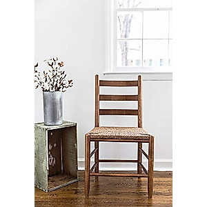 Dixie Seating Asheville Wood Ladderback Dining Chair No. 7W Sienna Red