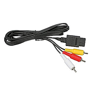 Jadebones Replacement AC Power Adapter Block, Composite AV Cable for Gamecube NGC Console