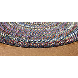 RRI Home Decor Chelsea Area Rug, 4 Foot, Sapphire