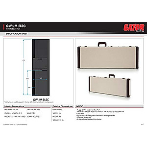 Gator Electric Guitar Case (GW-JM ELEC)
