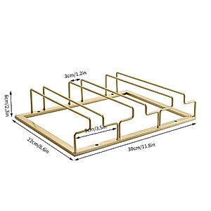 Wine Glass Rack Under Cabinet Stemware Rack,Metal Wire Wine Glass Hanger Holder for Cabinet Kitchen Bar 3 Rows for 6-9 Glasses (Black)