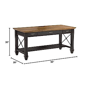 Martin Furniture Hartford Writing Desk, Brown