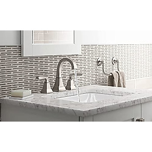 KOHLER 20000-0 Caxton Rectangle Undermount Bathroom Sink, 20-1/4" W x 15-11/16" L, White