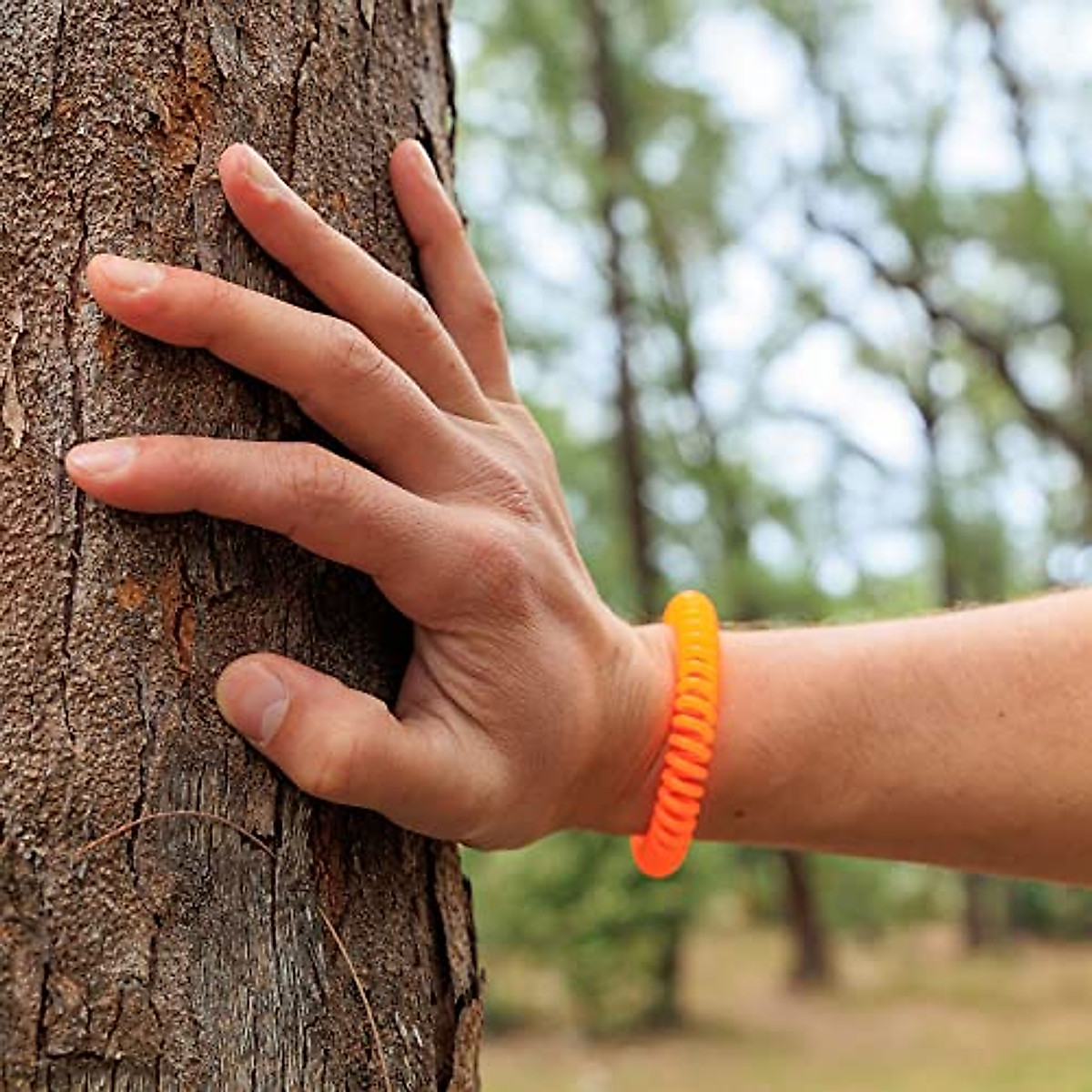 Mosquito Guard 20 Individually Wrapped Mosquito Repellent Bracelets for Kids - Plant Based DEET Free Mosquito Bands - Mosquito Repellent Outdoor Patio