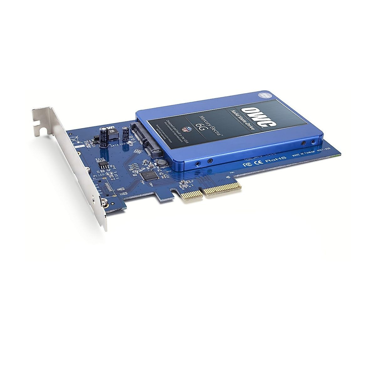 OWC Accelsior S PCIe Adapter for 2.5-inch SATA 6G Expansion Card Compatible with Mac Pro (2006-2012), Mac Pro 2019 and PC Towers