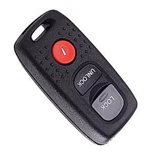OCPTY 1 X Flip Key Entry Remote Control Key Fob Transmitter Replacement for Mazda 3 6 41846 3 Buttons