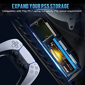 INLAND 8TB Performance Plus NVMe Internal Gaming SSD Solid State Drive - Gen4 PCIe, M.2 2280, DRAM Cache, 176-Layer TLC 3D NAND Flash, Up to 7000MB/s
