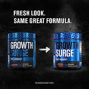 Jacked Factory Growth Surge Creatine Post Workout w/L-Carnitine - Daily Muscle Builder & Recovery Supplement with Creatine Monohydrate, Betaine, L-Carnitine L-Tartrate - 30 Servings, Black Cherry