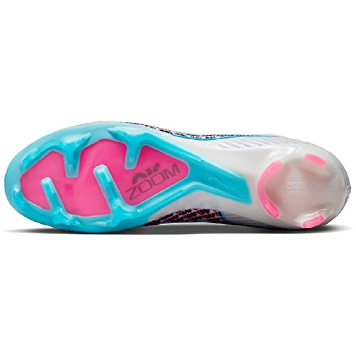 Nike Zoom Superfly 9 Elite FG Mens Football Boots DJ4977 Soccer Cleats (UK 8 US 9 EU 42.5, White Baltic Blue Pink Blast 146)