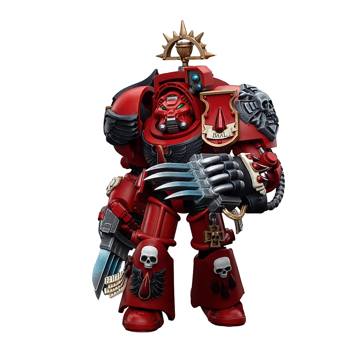 JOYTOY Warhammer 40,000 1/18 Action Figure Blood Angels Assault Terminators Brother Tyborel Collection Model Birthday