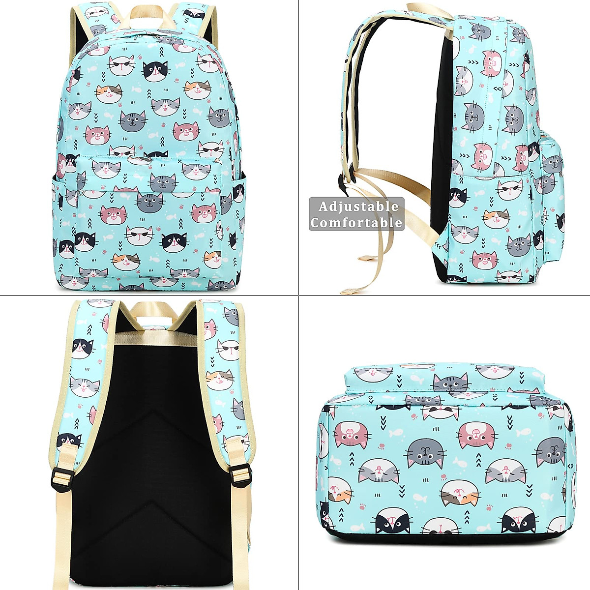 Kids Backpack Boys School Backpack with Lunch Bag Elementary Bookbag Back to School Travel Daypack