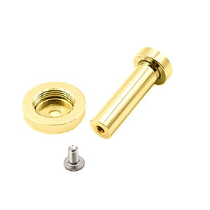 eForwish Robe Towel Hook, Simple Brass Bathroom Robe Hook,Hand Towel Holder,Heavy Duty Clothes Hanger for Wall or Cloakroom,Gold 5 of Pack