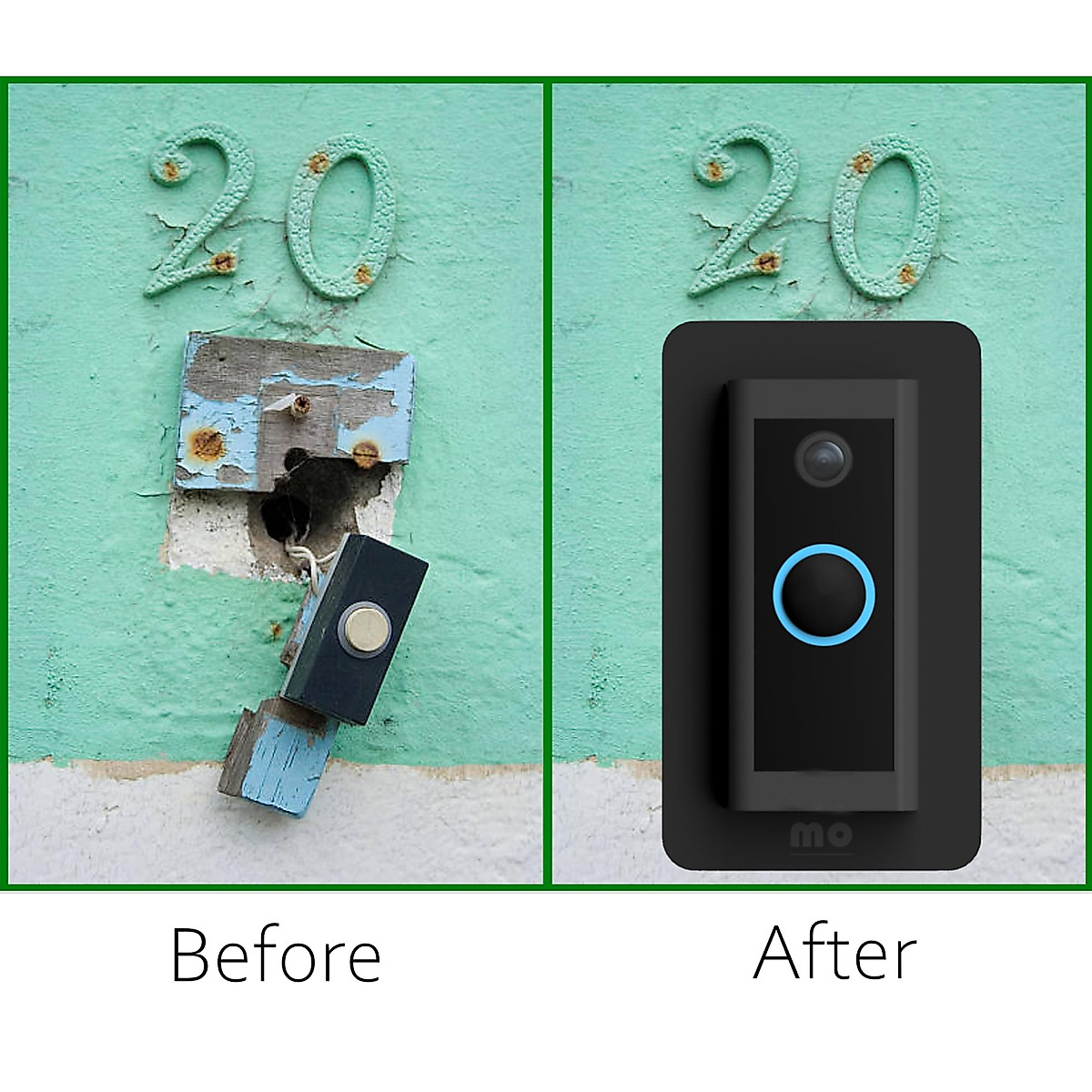 Wall Plate Compatible With RingWired Matt Finish Heavy Duty Perspex Plastic