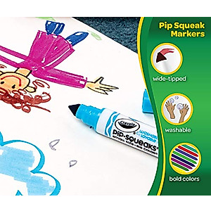 Crayola Pip Squeaks Marker Set, Washable Mini Markers, 64 Count, Easter Gifts for Kids