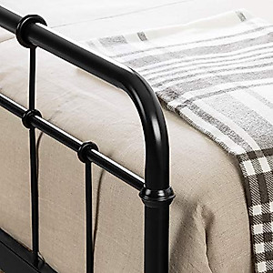 South Shore Versa Metal Complete Bed-Full-Black