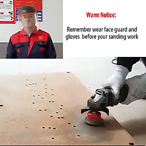 OSFTBVT Wire Wheel Brush for 4-1/2" Angle Grinder 4 Inch Wire Wheel Set 3 Inch Wire Cup Brushs 5/8"-11 Threads Arbor - 4pcs