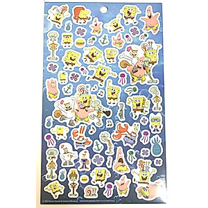 United Pacific Designs 712405SB: Sponge Bob 4 Sheet Sticker Pad, 200+ Stickers