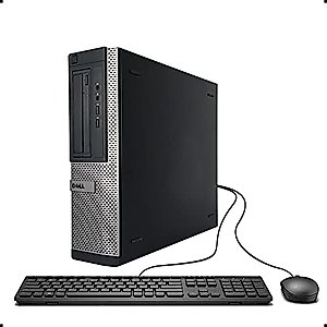 DELL OPTIPLEX 390 DT Desktop Computer, Intel Core I3-2100 3.1GHz, 8GB DDR3, 1TB, DVD, WIFI, HDMI, VGA, Bluetooth 4.0, Windows 10 Professional 64 Bit (Renewed)
