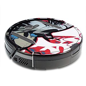 MightySkins Skin Compatible with Shark Ion Robot R85 Vacuum Minimum Coverage - Graffiti Mash Up | Protective, Durable, and Unique Vinyl Decal wrap Cover | Easy to Apply, Remove | Made in The USA