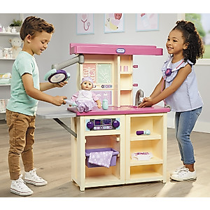 Little Tikes My First Baby Care Center Pretend Play Set for Doctor Nurse Parent Role Play with 15 Accessories for Kids, Boys, Girls Ages 3+ Years