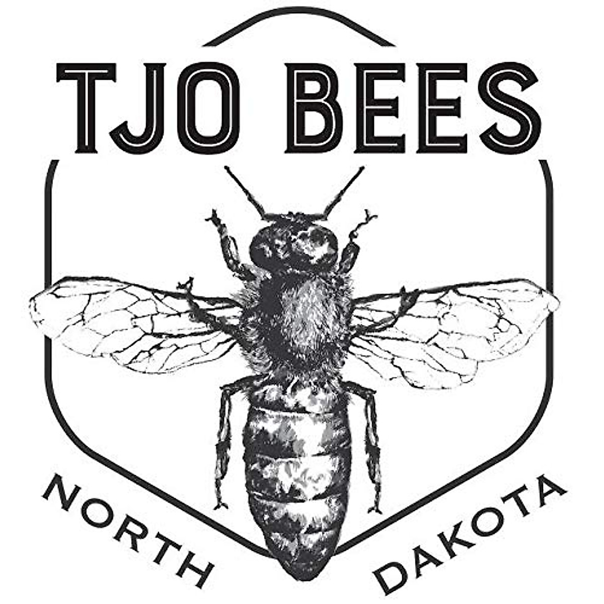 TJO Bees Raw and Unfiltered Honey (5 LB (80 OZ) Jar)