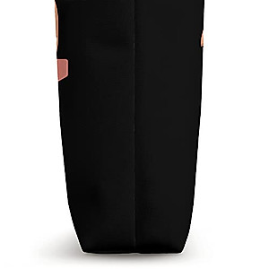 Women Peach Ribbon Warrior Uterine Cancer Awareness Tote Bag