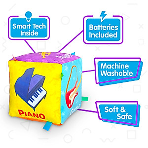 Move2Play Turn2Learn, Instruments Learning Cube, Gift for Babies 6-18 Months Old
