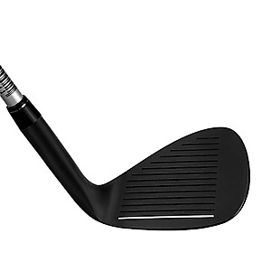 56/60Degree Left Handed Golf Sand Wedge, Men Women Golf Clubs Wedges, Lefthand Golf Pitching Chipping Wedge (Black,56D)