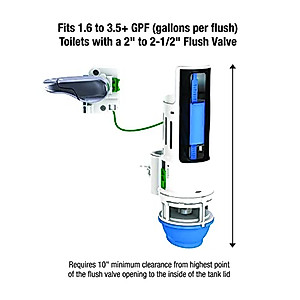 Danco HYR271T Hydroright Dual Flush Valve And Lever Handle, No Size, White