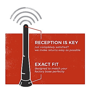 CravenSpeed Stubby Antenna Compatible with Ford Maverick 2022-2024 | 4 inches | Short Antenna Replacement | Made in The USA