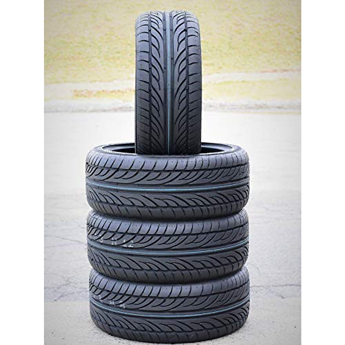 Set of 4 (FOUR) Forceum Hena All-Season High Performance Radial Tires-235/45R17 235/45ZR17 235/45/17 235/45-17 97W Load Range XL 4-Ply BSW Black Side Wall