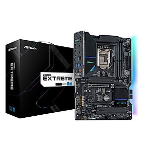 ASRock Z590 Extreme Compatible Intel 10th and 11th Generation CPU (LGA1200) with Z590 Chipset ATX Motherboard