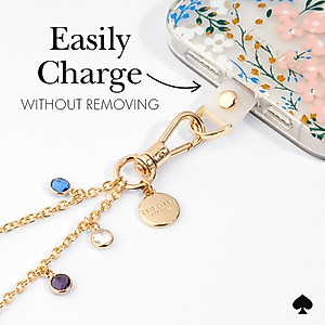 Kate Spade New York Phone Charm - Detachable Cell Phone Lanyard - High Shine