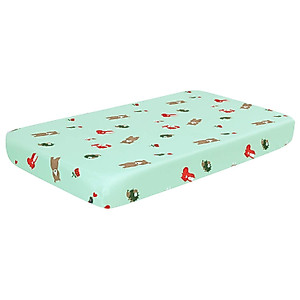 Interior Trends Ultra Soft Breathable Hypoallergenic Comfy Printed Baby Crib Fitted Sheets for Boys and Girls (Crib Sheet, Woodland Critters)