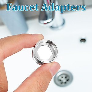 Uonlytech 8pcs Faucet Adapters Water Purifier Faucet Adapters Kitchen Aerators Adapters Faucet To Hose Adapters