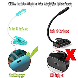Gzzscortd LED Reading Light Charger Cord, USB Charging Cable Compatible with Vekkia/TAKKUI/LEDGLE LED Neck Reading Light, Compatible with Vekkia/VAVOFO/AMIS/Hooga/Miday LED Reading Light Book Light