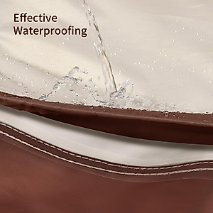 Bestalent Patio Furniture Set Covers Waterproof, Outdoor Table and Chair Covers Rectangular, Fits up to 108"L x 82"W x 28"H