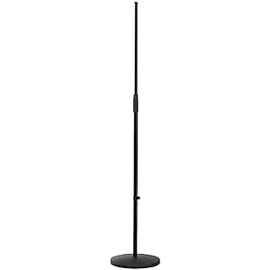 K&M - König & Meyer 26010.500.55 - Microphone Stand - Round Base Adjustable Height - Professional Grade - German Made - Black