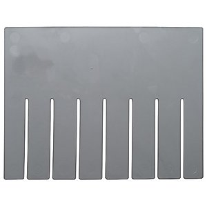 Quantum Storage Systems DL93120 Long Divider for Dividable Grid Container DG93120, Gray, 6-Pack