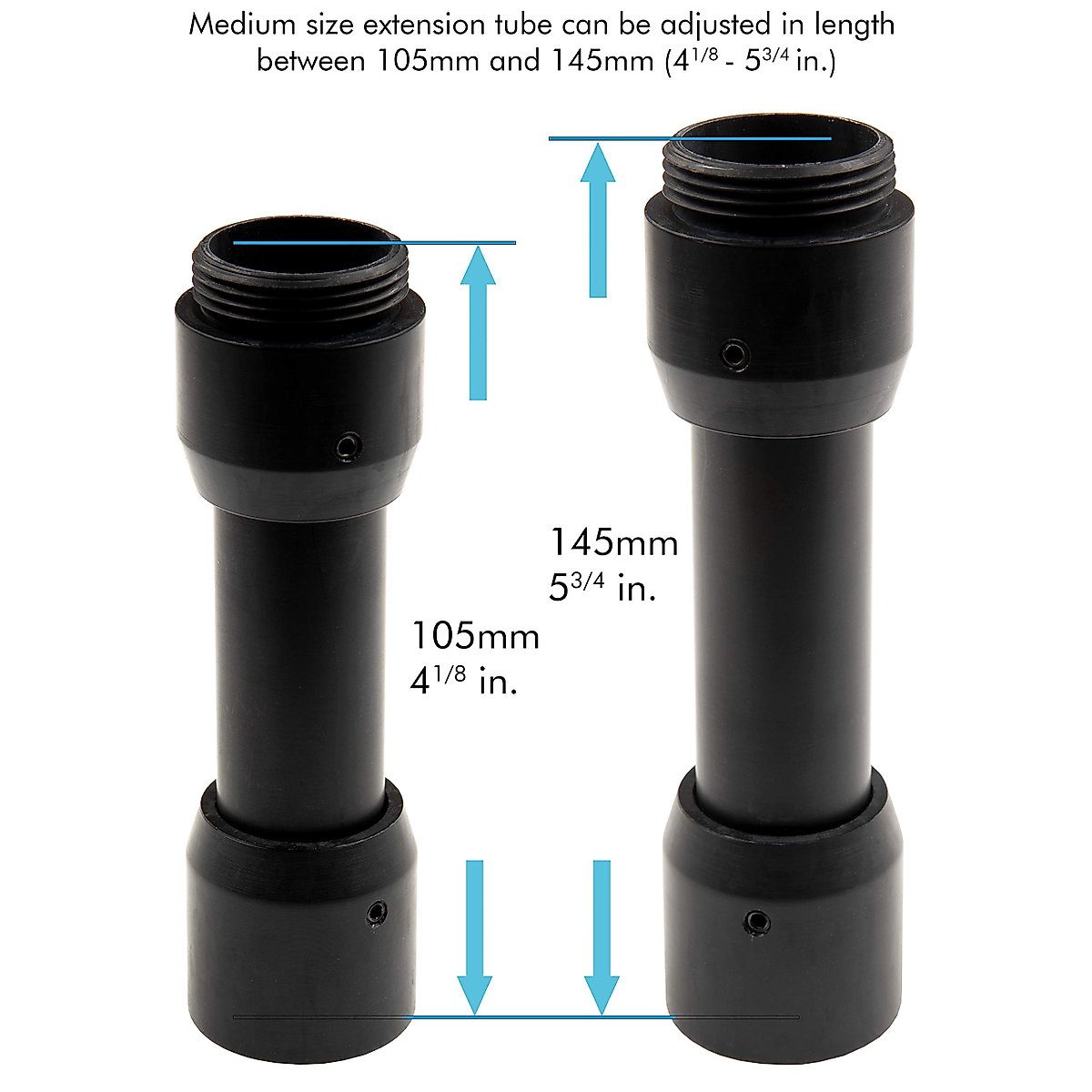 Flight Stick Grip Extension Kit Configuration #7 Compatible with Thrustmaster Warthog, F-16C Viper HOTAS, F/A 18, VirPil, WinWing and Moza AB9 Flight Sticks And Bases