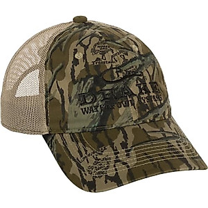 Drake Waterfowl Mesh-Back Camo Cap Mossy Oak Bottomland One Size Fits Most
