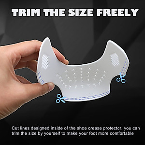 TUPEED 6 Pairs Boot Crease Preventers, Anti-Wrinkle Shoe Protectors for Air Jordan, Sneakers, Boots & Casual Shoes, Women's US Size 5-9