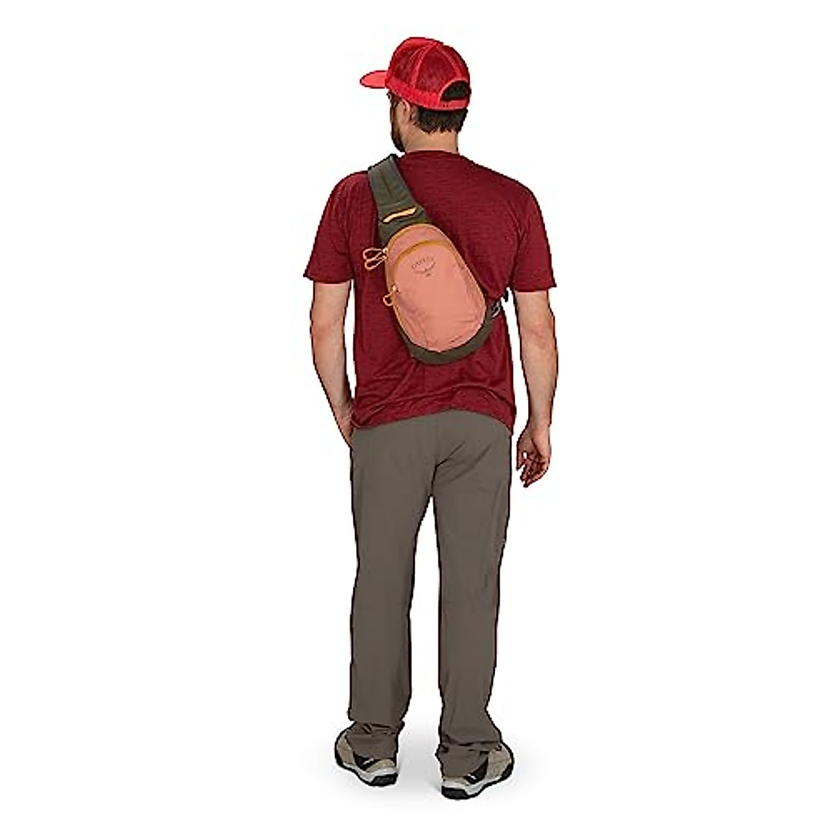 Osprey Daylite Shoulder Sling Bag, Ash Blush Pink/Earl Grey, One Size