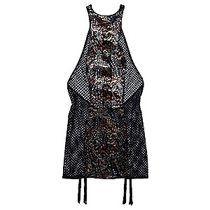 Savage X Fenty, Women's, Cold-Hearted Snake Lace Slip with Garter, Venomous Vixen Snake Lace, L