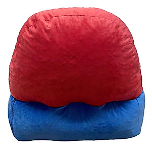 Customized Spider Sherpa Lined Kids Chair| Man| Superhero Spidey Plush Memory Foam Chair| Personalize with Name