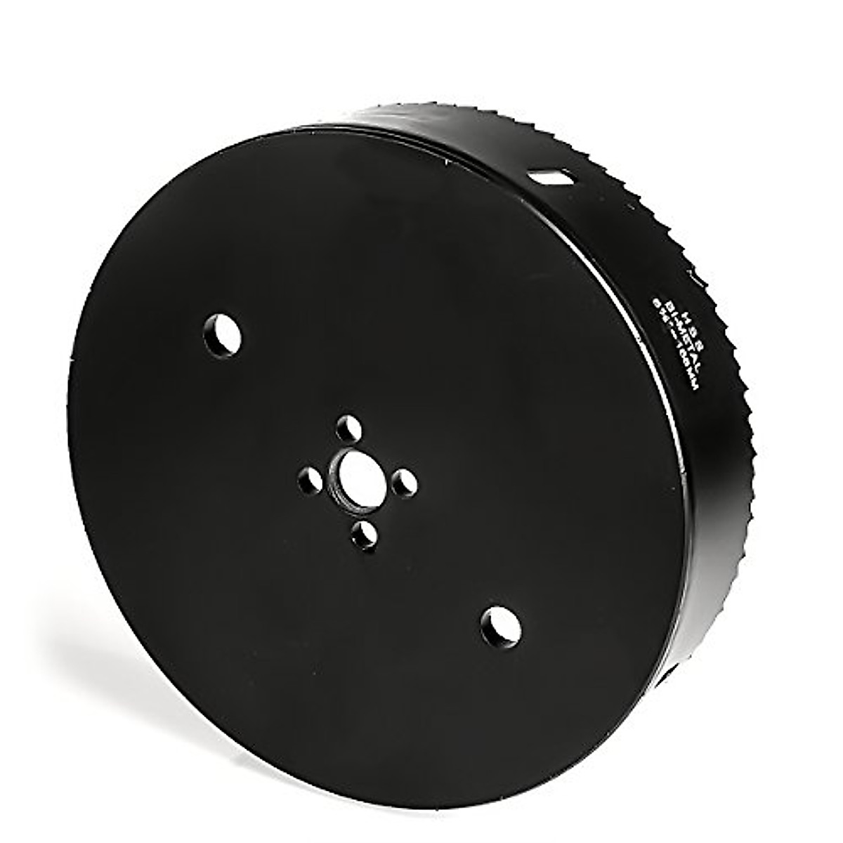 6-5/8 Inch Hole Saw with Heavy Duty Arbor, HSS Bi-Metal Holesaw Drill Bits for Can Light, 6.5In Hole Cutter for Drilling Holes in Wood, Plastic, Drywall, Thin Metal, 168MM Recessed Hole Saw(Black)