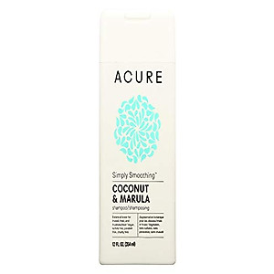 Acure Simply Smoothing Coconut & Marula Shampoo, 12 Oz