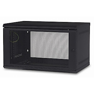 APC NetShelter 6U Wallmount Rack Enclosure Server Cabinet, AR106, Unassembled